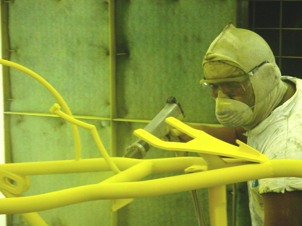 Powder Coating Wheels and Frames – Sumax