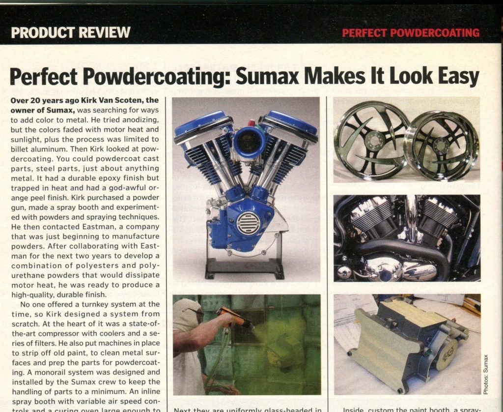 Powder Coating Harley Davidson® Shovelhead Motors – Sumax